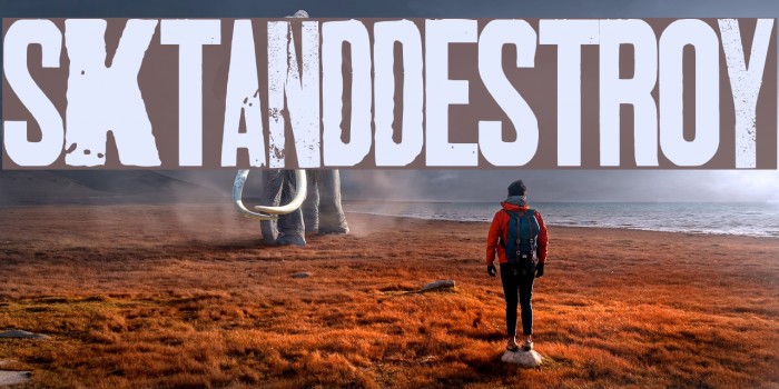 SKTANDDESTROY Font - FFonts.net
