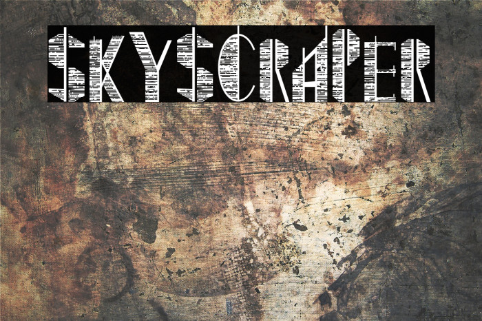 Skyscraper Font - FFonts.net