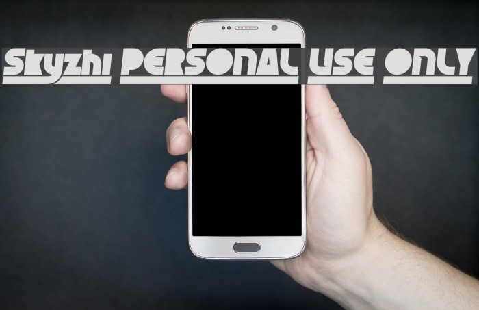 Skyzhi PERSONAL USE ONLY Font - FFonts.net