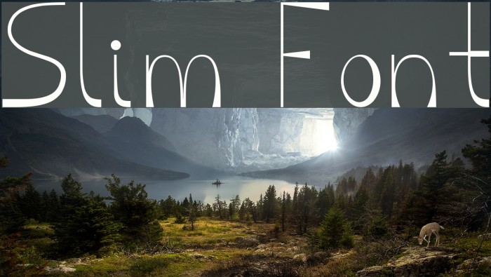 Slim Font - FFonts.net