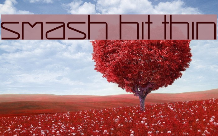 Smash Hit Thin Font - FFonts.net