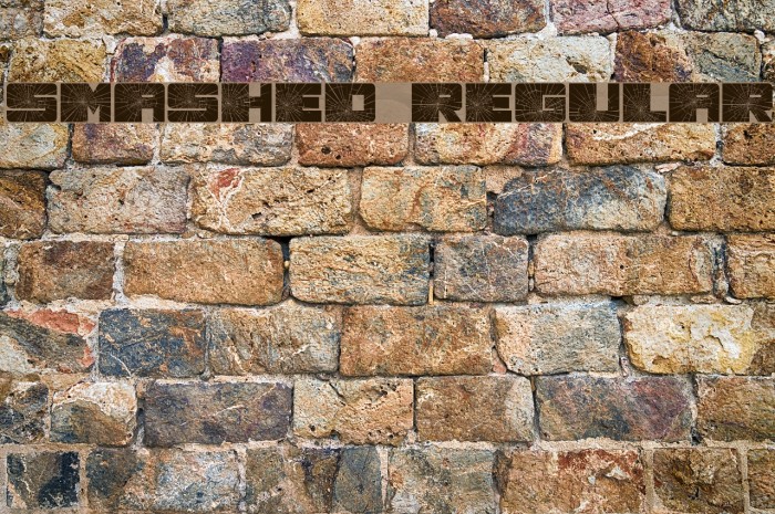 Smashed Regular Font - FFonts.net