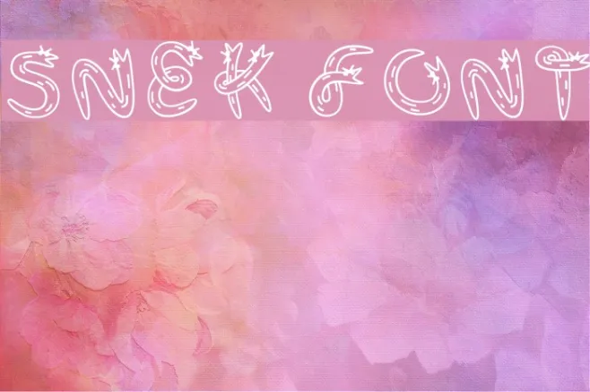 Snek Font | Free Download (TTF/OTF) | FFonts.net