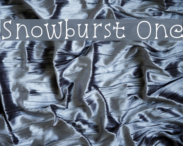 Snowburst One Font - FFonts.net