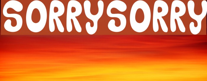 SORRY_SORRY Font - FFonts.net