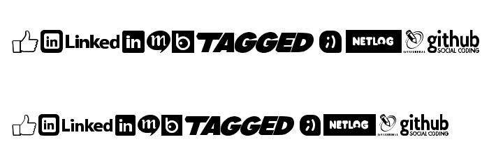 Social logos tfb Font - FFonts.net