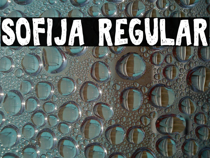 Sofija Regular Font - FFonts.net