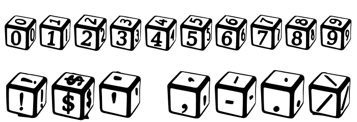 Solid Dice Regular Font - FFonts.net