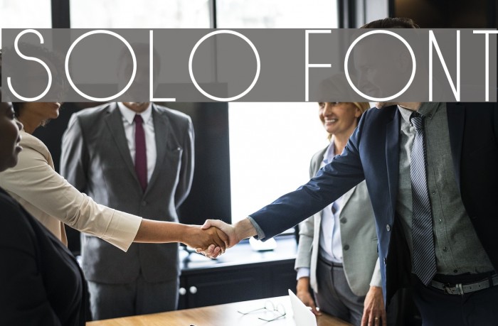 Solo Font - FFonts.net