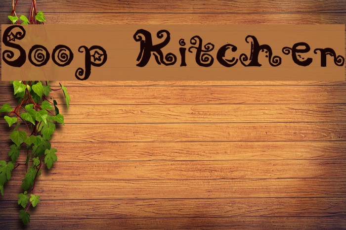 Soop Kitchen Font - FFonts.net