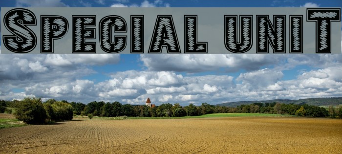 SPECIAL UNIT Font - FFonts.net