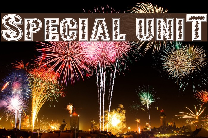 SPECIAL UNIT Font - FFonts.net