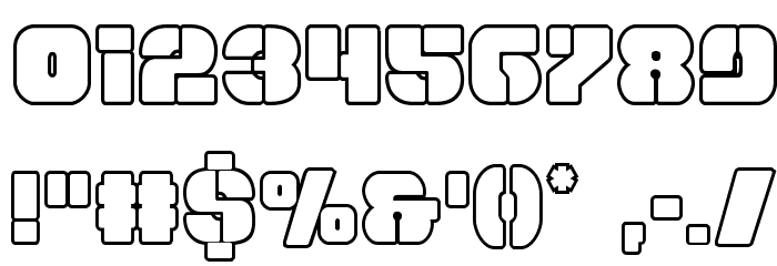 Space Cruiser Outline Font - FFonts.net