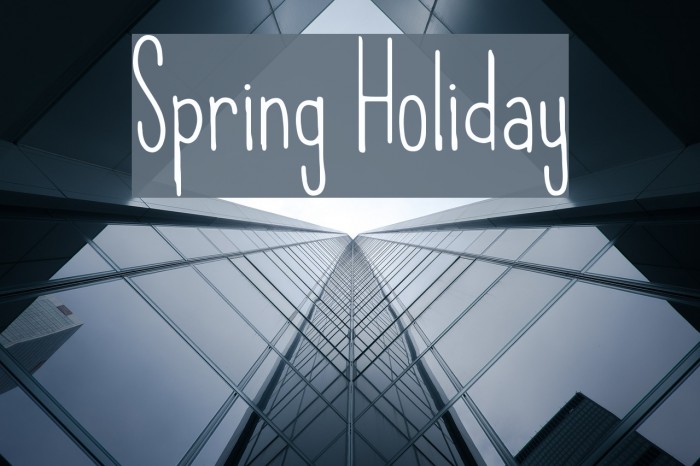 Spring Holiday Font - FFonts.net