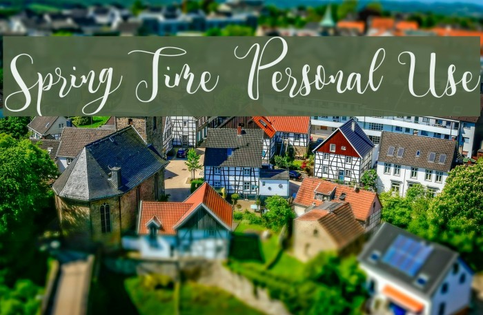 Spring Time Personal Use Font - FFonts.net