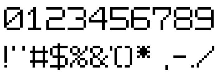 Spritecoder Font - FFonts.net