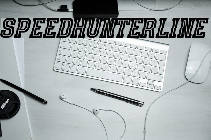 speedhunterline Font - FFonts.net