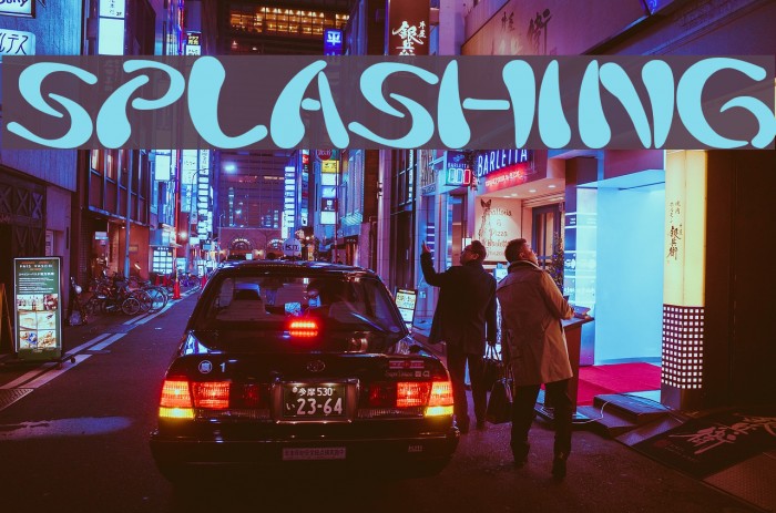 splashing Font - FFonts.net