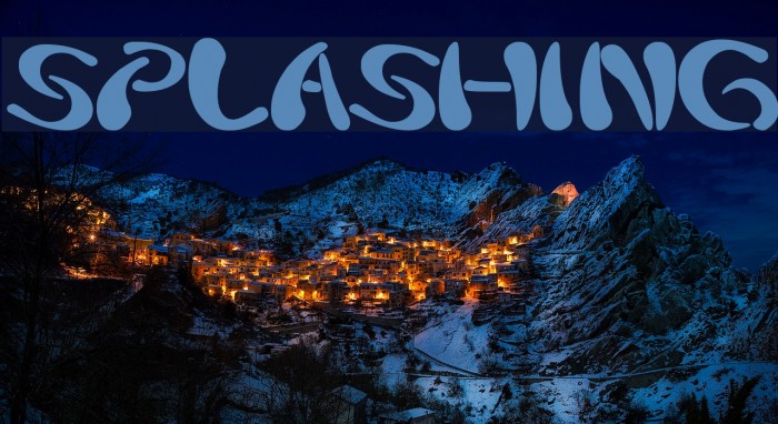 splashing Font - FFonts.net