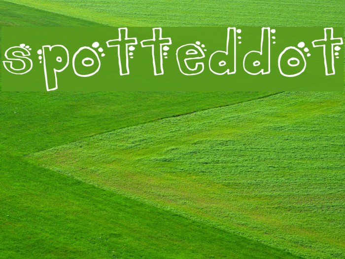 spotted dot Font - FFonts.net