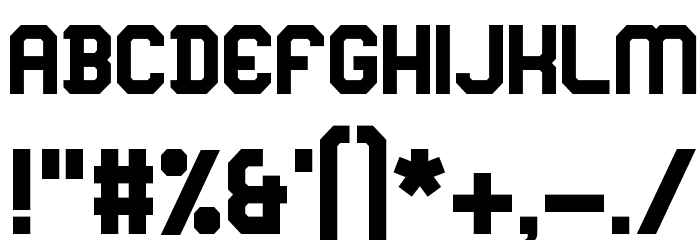Square Block Regular Font - FFonts.net