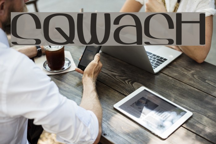 Sqwash Font - FFonts.net