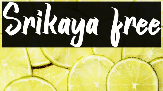 Srikaya free Font | Free Download (TTF/OTF) | FFonts.net