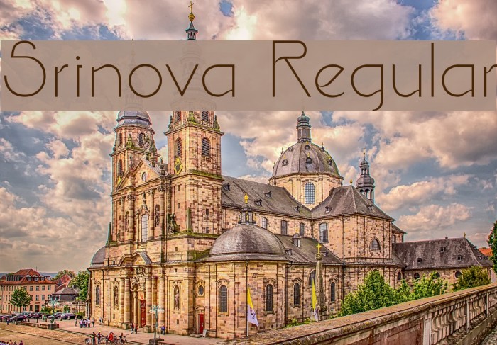Srinova Regular Font - FFonts.net