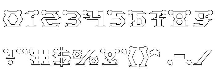 STARGAZER-Hollow Font - FFonts.net