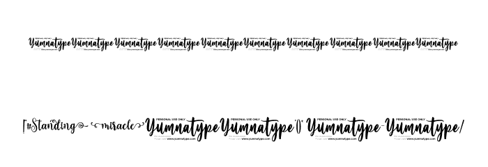 Standing Miracle Personal Use Font - FFonts.net