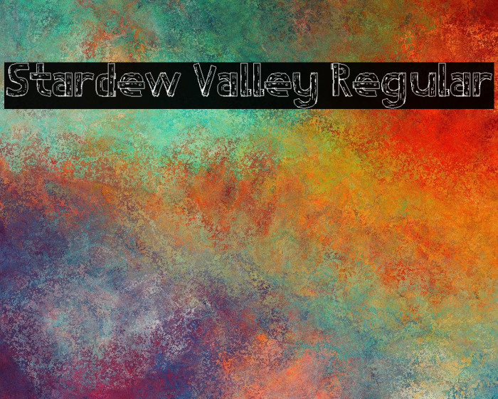 Stardew Valley Regular Font - FFonts.net