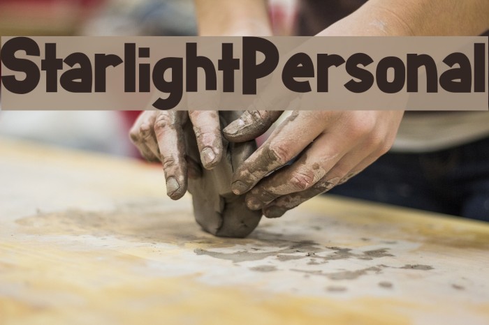 StarlightPersonal Font - FFonts.net