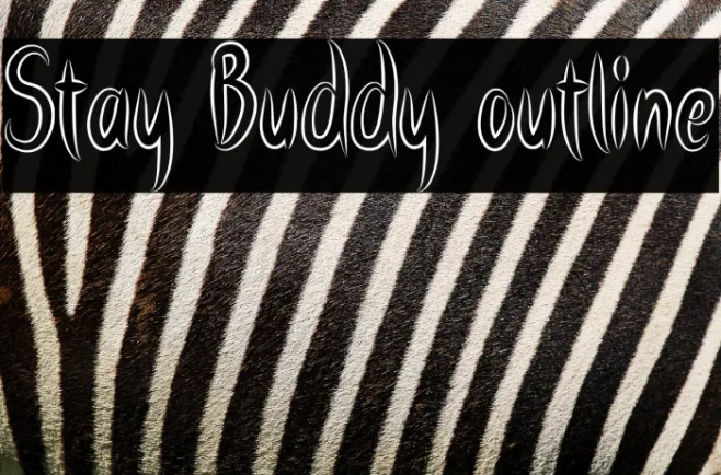 Stay Buddy outline Font | Free Download (TTF/OTF) | FFonts.net