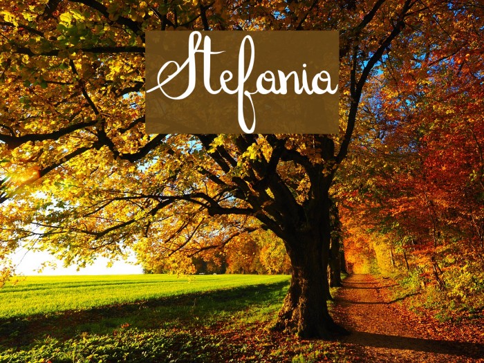 Stefania Font - FFonts.net