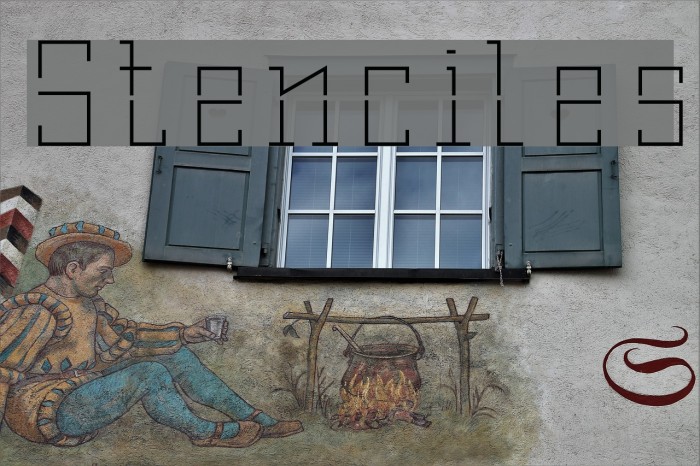 Stenciles Font - FFonts.net