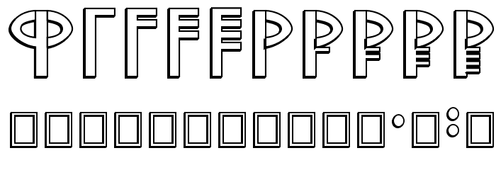 Stormning Raw Outline Font - FFonts.net