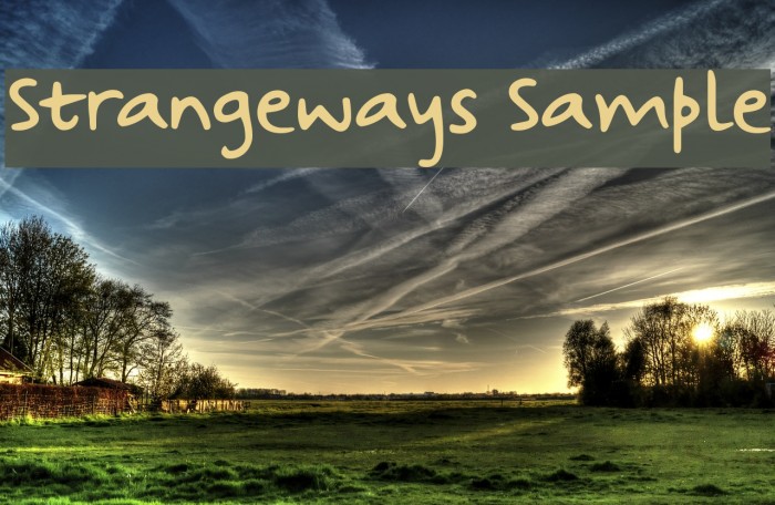 Strangeways Sample Font - FFonts.net