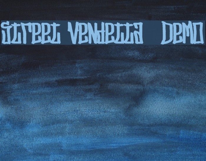 Street Vendetta [Demo] Font - FFonts.net