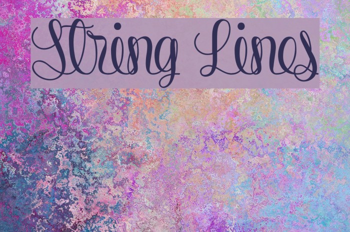String Lines Font - FFonts.net
