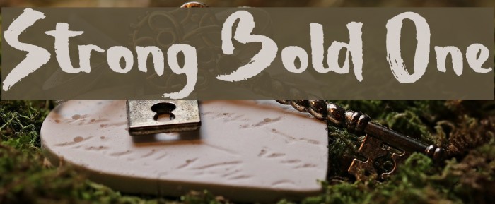 Strong Bold One Font - FFonts.net