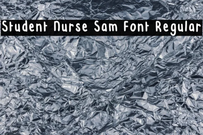 Student Nurse Sam Font Regular Fuente - FFonts.net