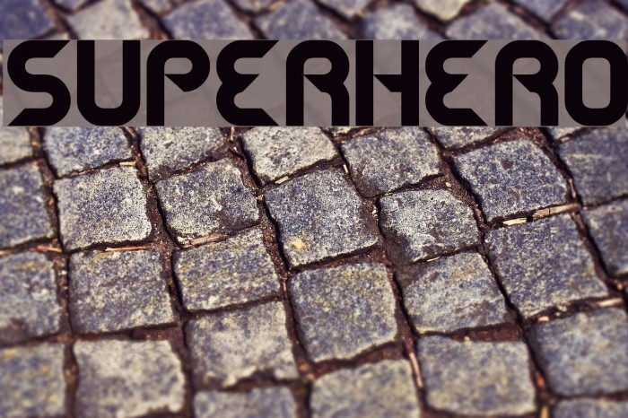 SUPERHERO Font - FFonts.net
