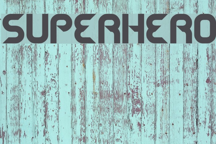 SUPERHERO Font - FFonts.net