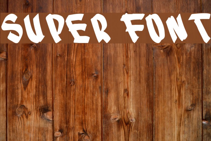 SUPER Font - FFonts.net