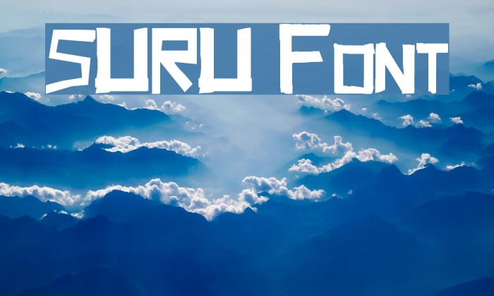 SURU Font - FFonts.net