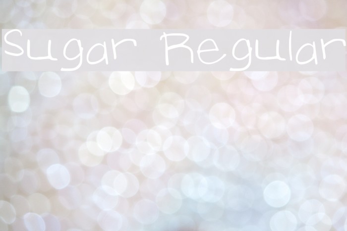 Sugar Regular Font - FFonts.net