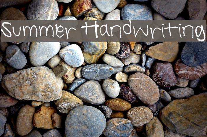 Summer Handwriting Font - FFonts.net