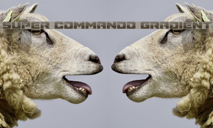 Super Commando Gradient Font - FFonts.net