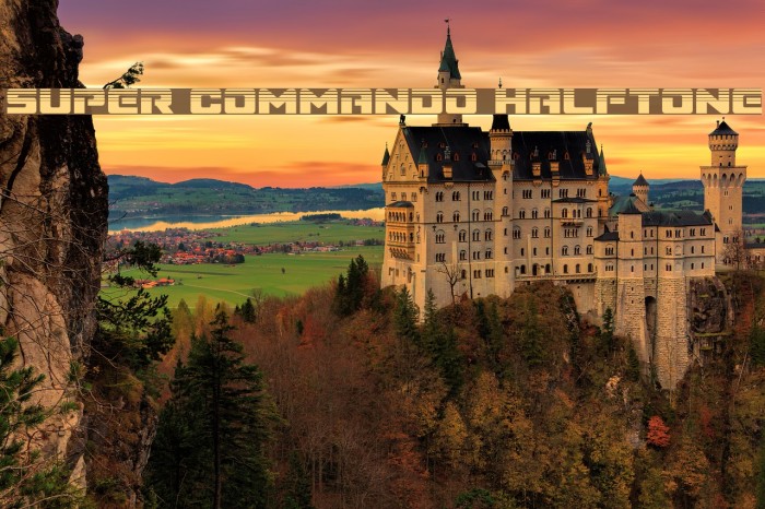 Super Commando Halftone Font - FFonts.net