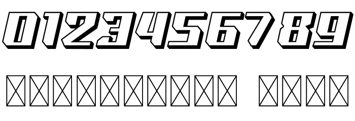 Super Drift 3D Font - FFonts.net